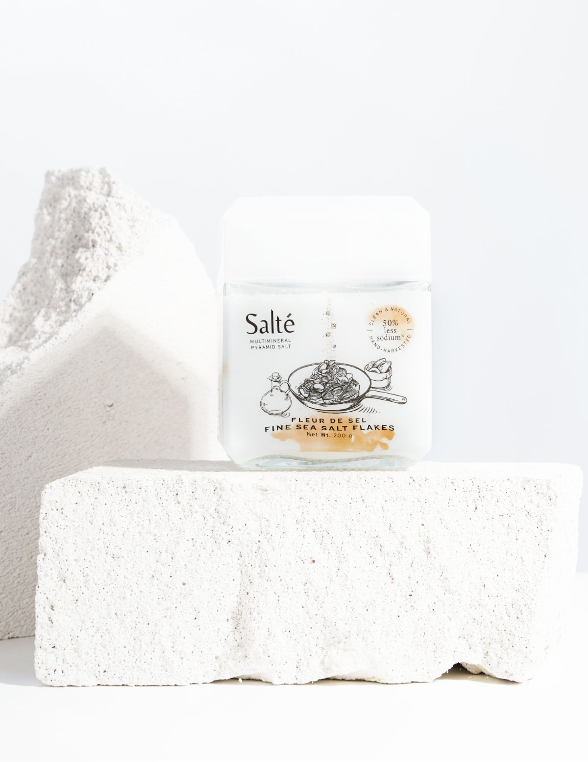 Premium Pyramid FINE Sea Salt FLAKES – Salte